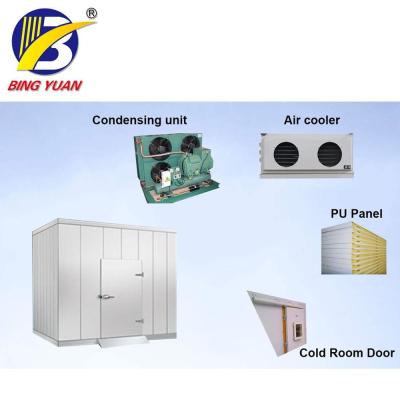 Cina building designing price supermarket cool food meat PU modular chiller Cold Storage Room for potato in vendita