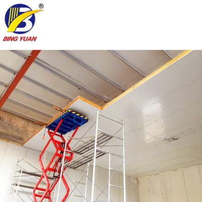 Cina building designing price supermarket cool food meat PU modular chiller Cold Storage Room for potato in vendita