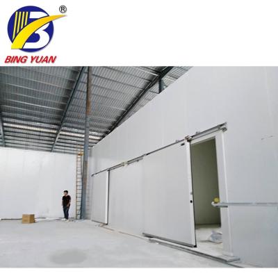 Cina building designing price supermarket cool food meat PU modular chiller Cold Storage Room for potato in vendita