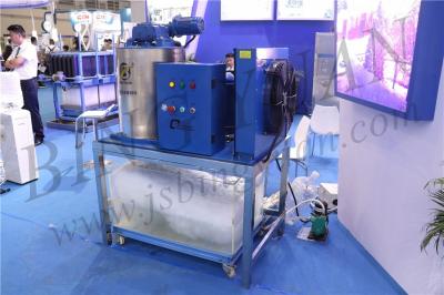 Cina Macchina del ghiaccio industriale del fiocco di prezzo all'ingrosso, macchina per ghiaccio di piccola capacità 1T/Day in vendita
