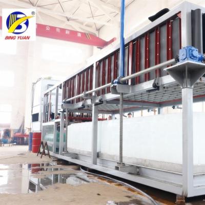 Cina di piccola capacità 1 tonnellata, macchina di fabbricazione di ghiaccio diretta della blocchiera di ghiaccio di refrigerazione in vendita