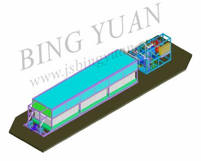 China Ijsblok die tot Machine maken de Directe Gekoelde Machine van het Blokijs, het Ijsmaker van Hoge Prestaties Lage Kosten Te koop