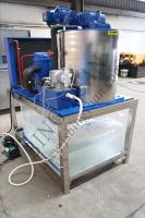 China Air Cooling 220V 1 Ton Flake Ice Maker Machine , Automatic Ice Making Machine for sale