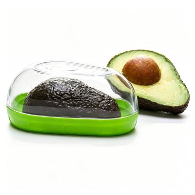 China BPA Free Airtight Sealed Avocado Storage Box Food Grade PP Plastic Kitchenware Tool for sale