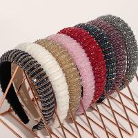China Baroque Crystal Diamond Headband Dazzling Rhinestone Health Beauty Products for sale