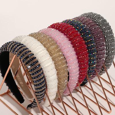 China Baroque Crystal Diamond Headband Dazzling Rhinestone Health Beauty Products for sale
