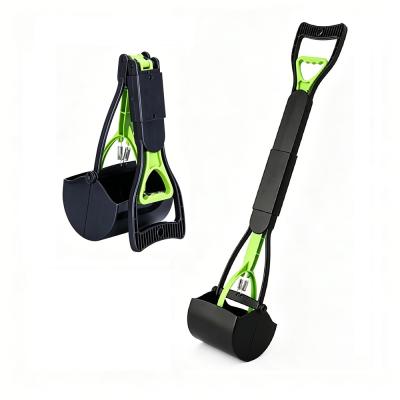 China Scooper Tray 28 Inch Long Handle Heavy Duty ABS Frame Dog Poop Pet Items for sale
