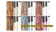 Easy Clip In Fairy Hair Tinsel Extensions Tutorial