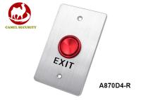 China Low Voltage Panel Mount Momentary Push Button Switch Red / Green / Silver Optional for sale