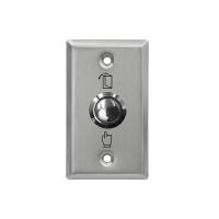 China 304 Stainless Steel Flush Mount Momentary Exit Push Button 86x50mm for Access Control for sale