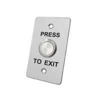 China 22mm Push Button Switch 12V-24V DC NO NC COM LED Exit Button Stainless Steel for sale