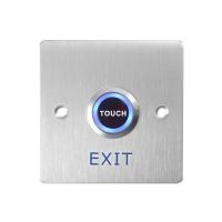China ANSI Size Square Waterproof Touch to Exit Button 12V DC for Access Control for sale