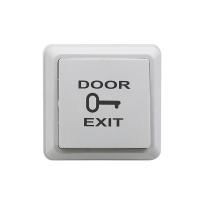 China European Design Plastic Door Exit Push Button Switch Surface Mount 69x69mm NO/NC for sale