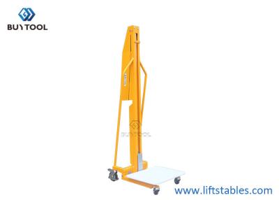 China 220 Lb 100kg Shelf Hydraulic Stacker Manual Platform M200 Work Positioner Lift Truck for sale