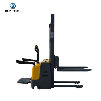 China Alloy Steel 2000kg Fully Powered Hydraulic Stacker Electric Pallet Stacker Truck for sale