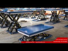 100 van de de Liftlijst 48x72 van Pond Elektrisch Stationair van de het Pop-upitembal de Overdrachtplatform met Veiligheidssporen