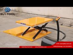 1500kg de lage Profiellift dient Hydraulische Mechanische Liftlijst met het Apparaat van Dokleveler in