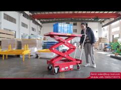 1000kg 2000mm de Kleine Elektrische Sinaasappel van het de Lijstplatform van de Schaarlift