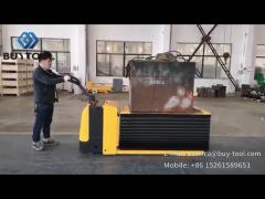 2000kg capaciteit Aangedreven Palletvrachtwagen met Electric Power-het Sturen