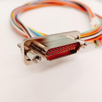 China 21 Pin Rectangular Electrical Connectors J29A Female Electrical Connectors J29A-21ZKP-50CM for sale