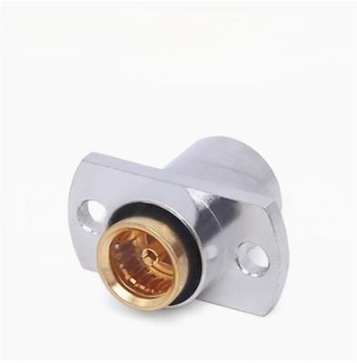 China Small BMA Connector 50 Ohm SMA 2 Hole Flange Connector ODM for sale