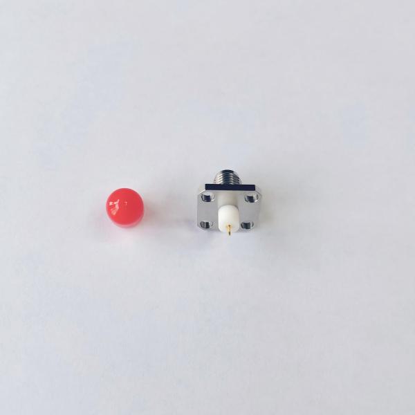 Quality 4 Hole Flange SMA Connector with Stainless Steel Body and DC-6GHz Frequency for sale
