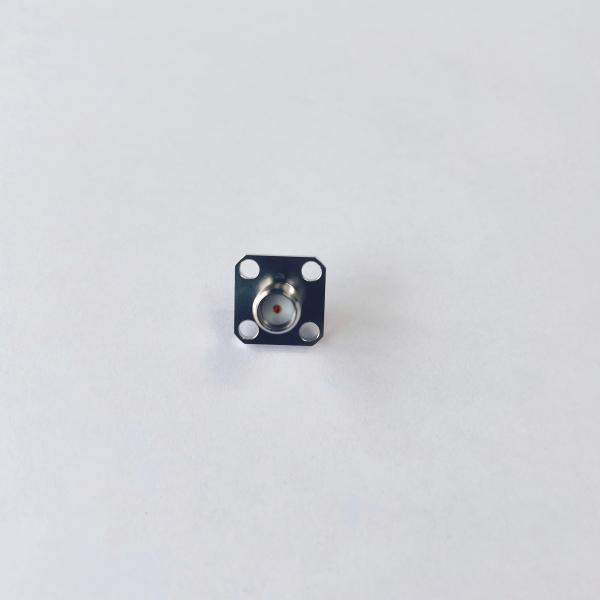 Quality 4 Hole Flange SMA Connector with Stainless Steel Body and DC-6GHz Frequency for sale