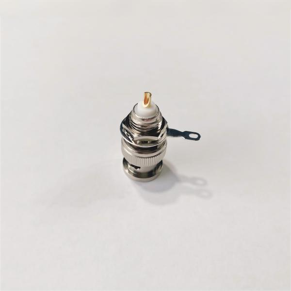 Quality Bulkhead RF Coaxial Connectors PCB BNC Male Solder Connector DC-4GHz for sale