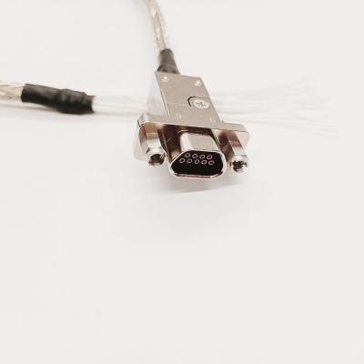 China Micro J30J Connector ODM Female D Sub Connector J30J-9ZKP-A With Shielding Braid Cable Clipper for sale