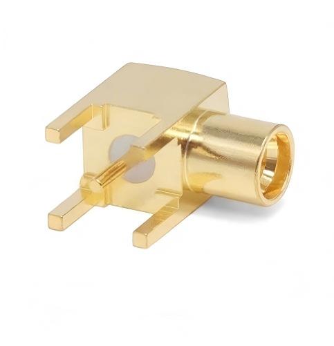 Quality SMP Right Angle PCB Connector RF SMP Male Connector with Gold-Plated Brass DC for sale