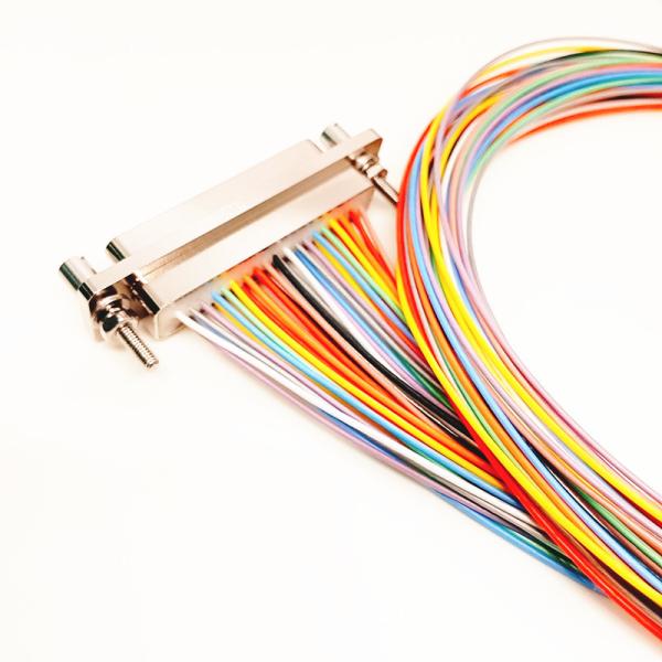 Quality Micro-D Type Connector J29A-37TJP 37 Pins Plug Connector for sale