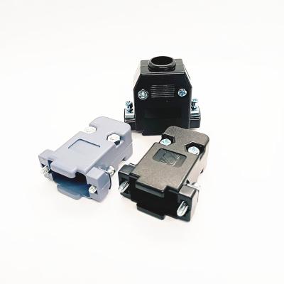 China Micro Rectangular DB Connector Clamps with ABS Material for Cable Protection in DB9/DB15/DB25/DB37 Models for sale