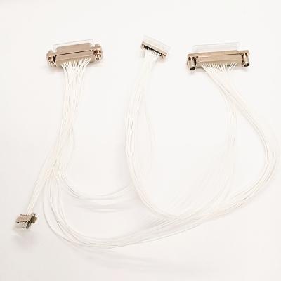 China ODM J30J Micro Rectangular Electrical Connector with Precision Twist Pins 1.27mm Pitch and Metal Casing for sale