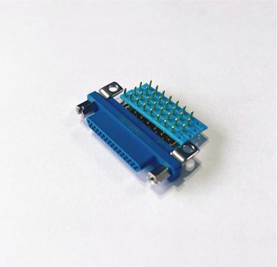 China J30 Connector Micro D Connector with 9~74 Pins Metal Body PCB Mount for Aerospace Applications for sale