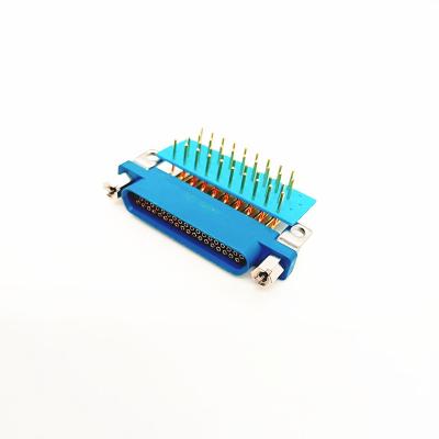 China MIL-DTL-83513 J30-37ZKW 37Pin Micro D Rectangular Connector Right Angle PCB Mount with Metal Body for sale