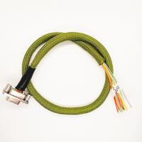 China J29A-15TJL Rectangular Electrical Connector with 15 Pins Threaded Locking and Precision Twisted Wire Elastic Pins for sale