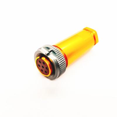 China PC Series 7 Pins Aluminum Alloy Circular Connector for aerospace Electronics & Aerospace Systems for sale