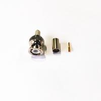Quality BNC Connector DC-4GHz Gold-plated brass BNC Male Crimp Connector with PTFE for sale