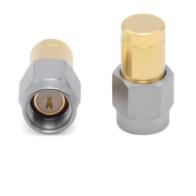 China 2W Power SMA Connector RF Load with DC-18GHz Frequency Range and Gold-plated Brass Construction for sale