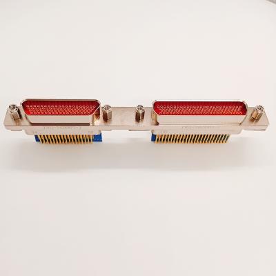 China MIL-DTL-83513 J30J Micro Rectangular Electrical Connector with Gold-Plated Contacts, Hermetic Sealing, and PCB Mount Design for sale
