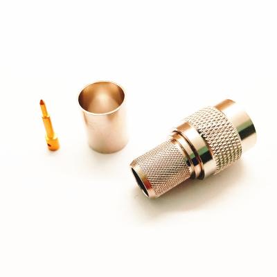 China RF Connector TNC Male Plug Straight Connector TNC-C-J-RG213 for sale