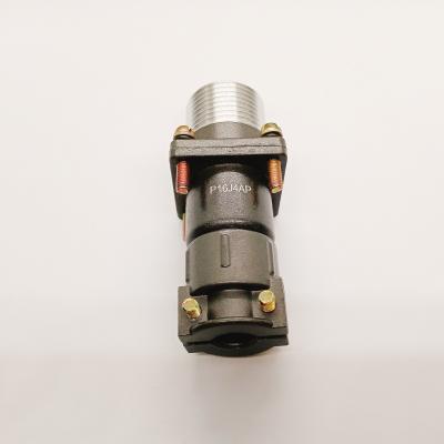 China P Type Circular Aviation Connector 4 Pin Male with Aluminum Alloy Shell and 1500V Withstand Voltage for sale