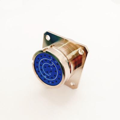 China Y3A II-1832ZK10 32 Pin Socket Bayonet Lock Flange Mount Circular Connector  for sale