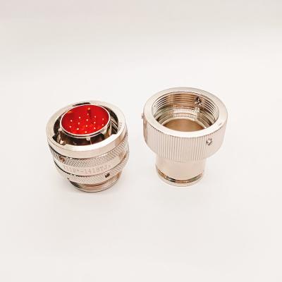China Y11P*-1419TJ5 19 Pin Straight Bayonet Aviation Plug 14 Shell Size Circular Electrical Connector for sale