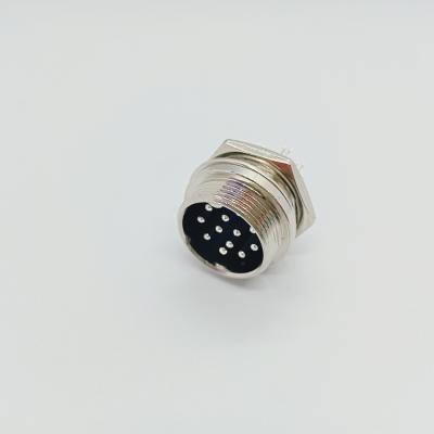 China GX20 Series Circular Connector 12 Pin Male Plug PCB Connector GX20-12P Zinc Alloy Shell Connector for sale