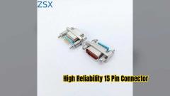 J30J 15 Pin Micro D Connector High Reliability PCB Solution