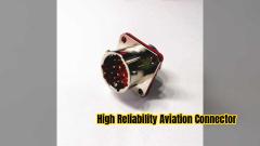 Y11P Aviation Connector High Reliability Panel Mount Socket