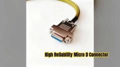 J30J 21 Pin Micro D Connector High Reliability Solution