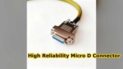 J30J 21 Pin Micro D Connector High Reliability Aerospace Plug