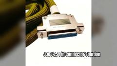 J30J 25 Pin Micro Rectangular Connector High Performance